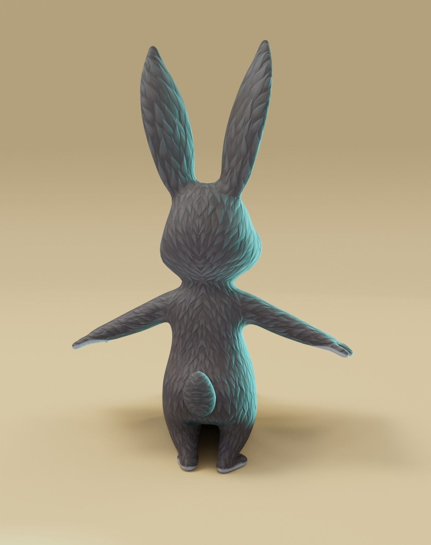 ArtStation - Cartoon Bunny 3D Model | Game Assets