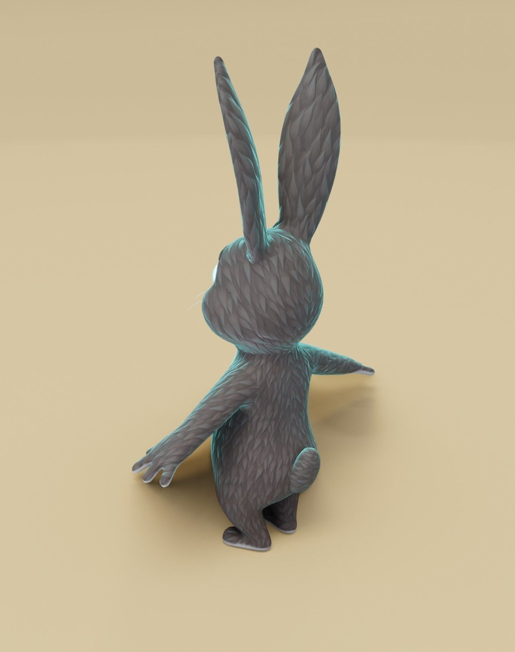 ArtStation - Cartoon Bunny 3D Model | Game Assets