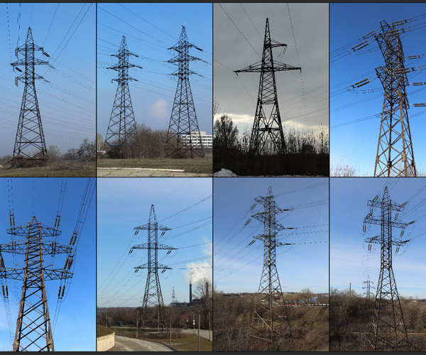 ArtStation - Power Lines Pack | Resources