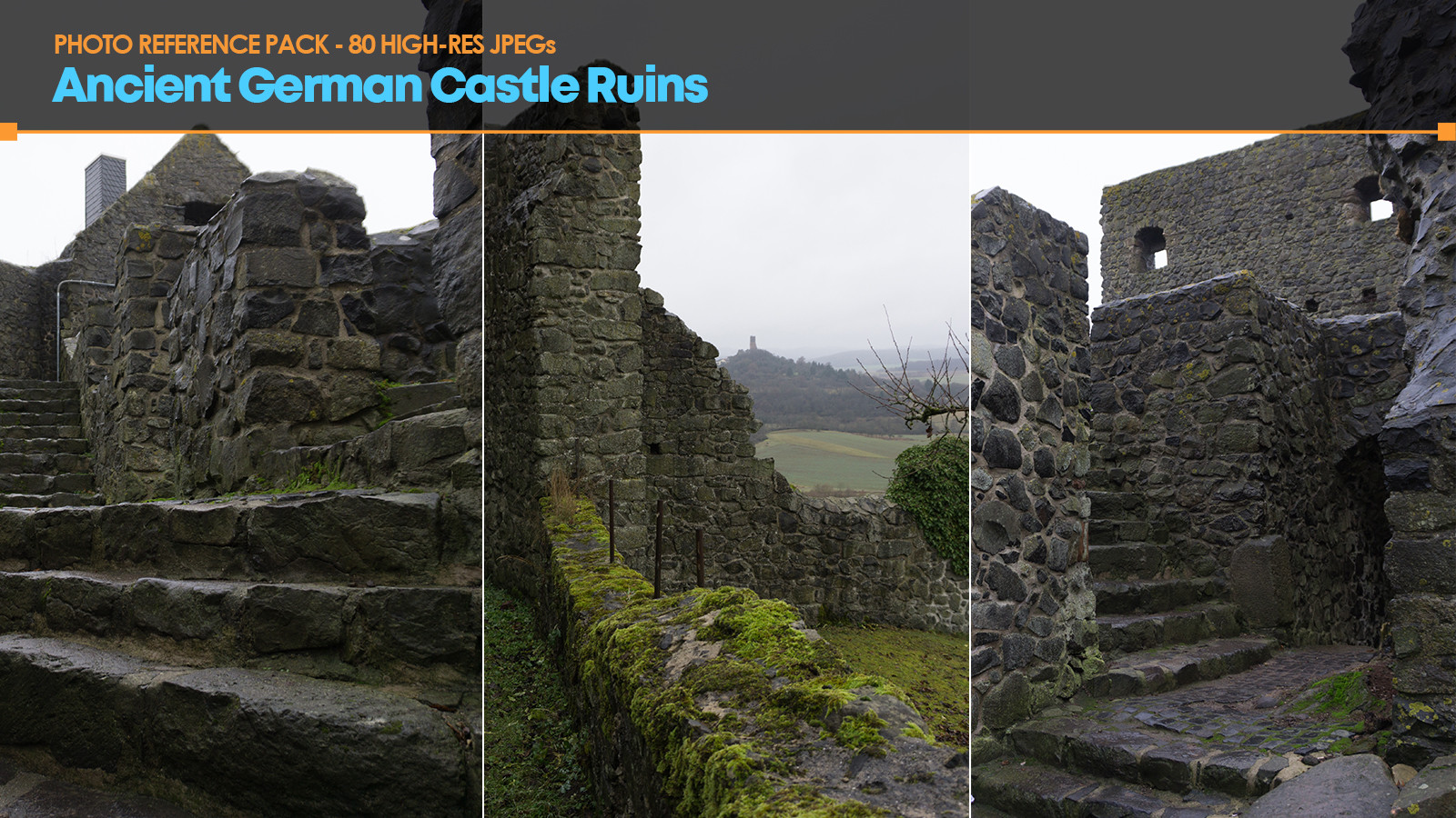 ArtStation - Ancient German Castle Ruins - photo reference pack | Resources