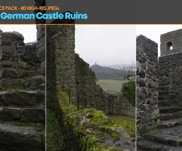 ArtStation - Ancient German Castle Ruins - photo reference pack | Resources