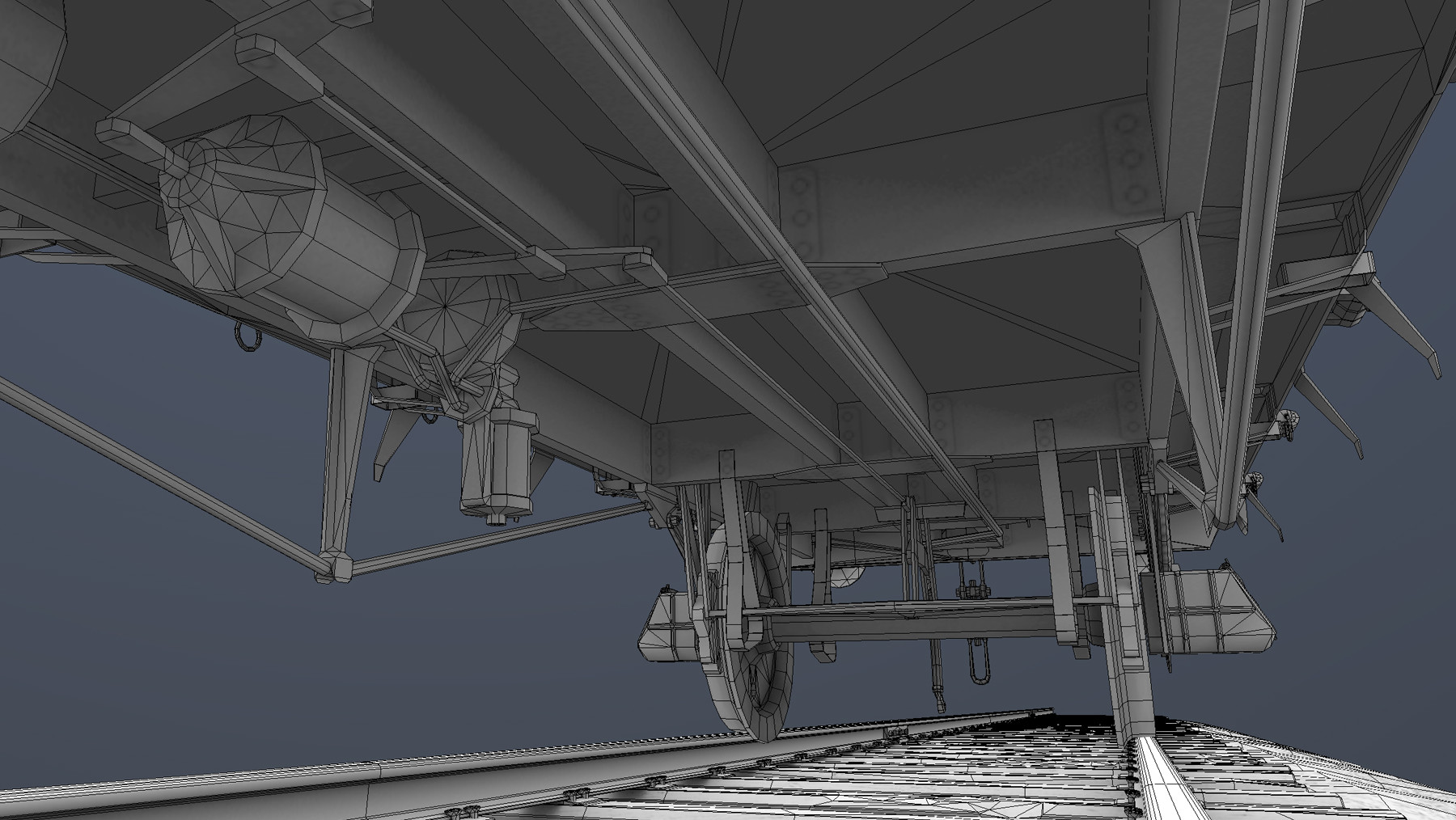 ArtStation - Armored Train SPU-BP Railway Anti-aircraft Platform ...