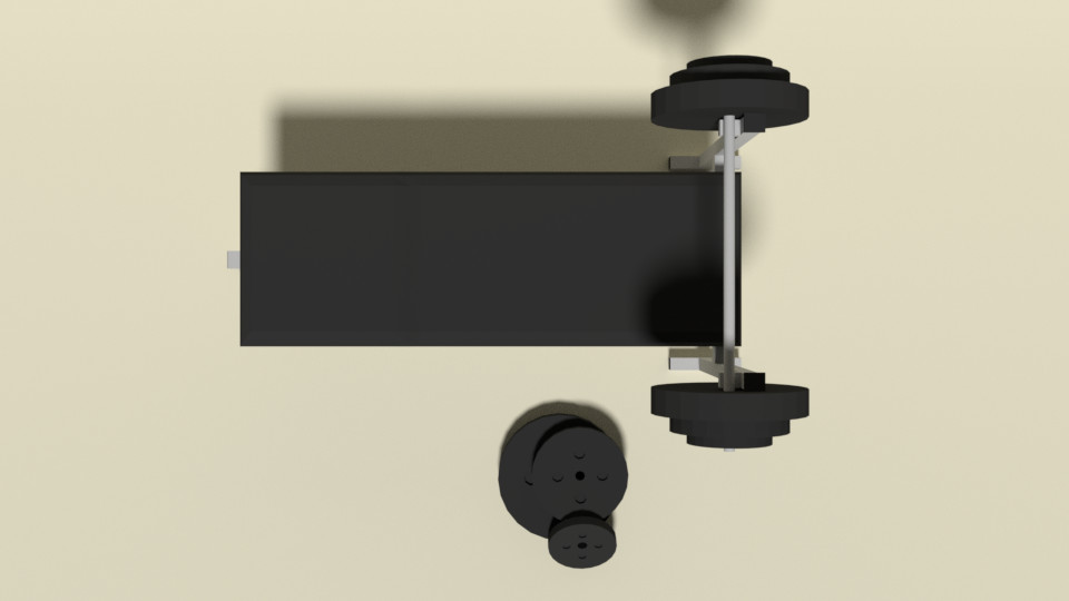 ArtStation - Low Poly Cartoon Weight Bench | Resources