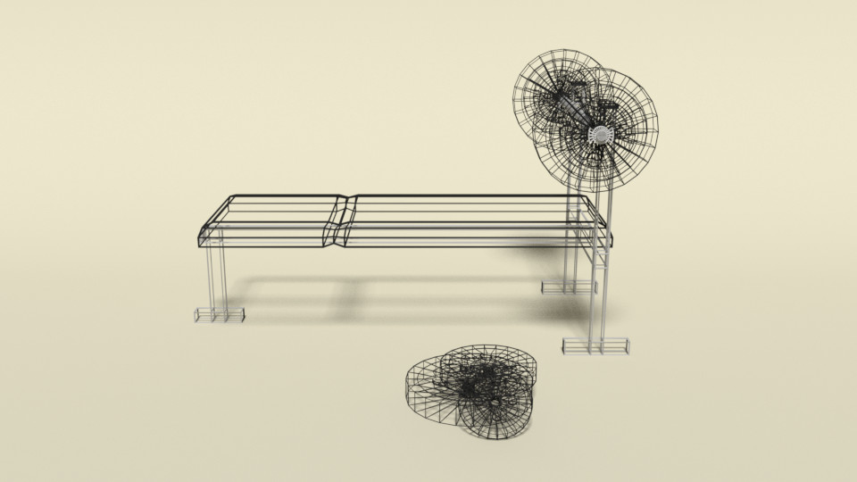 ArtStation - Low Poly Cartoon Weight Bench | Resources