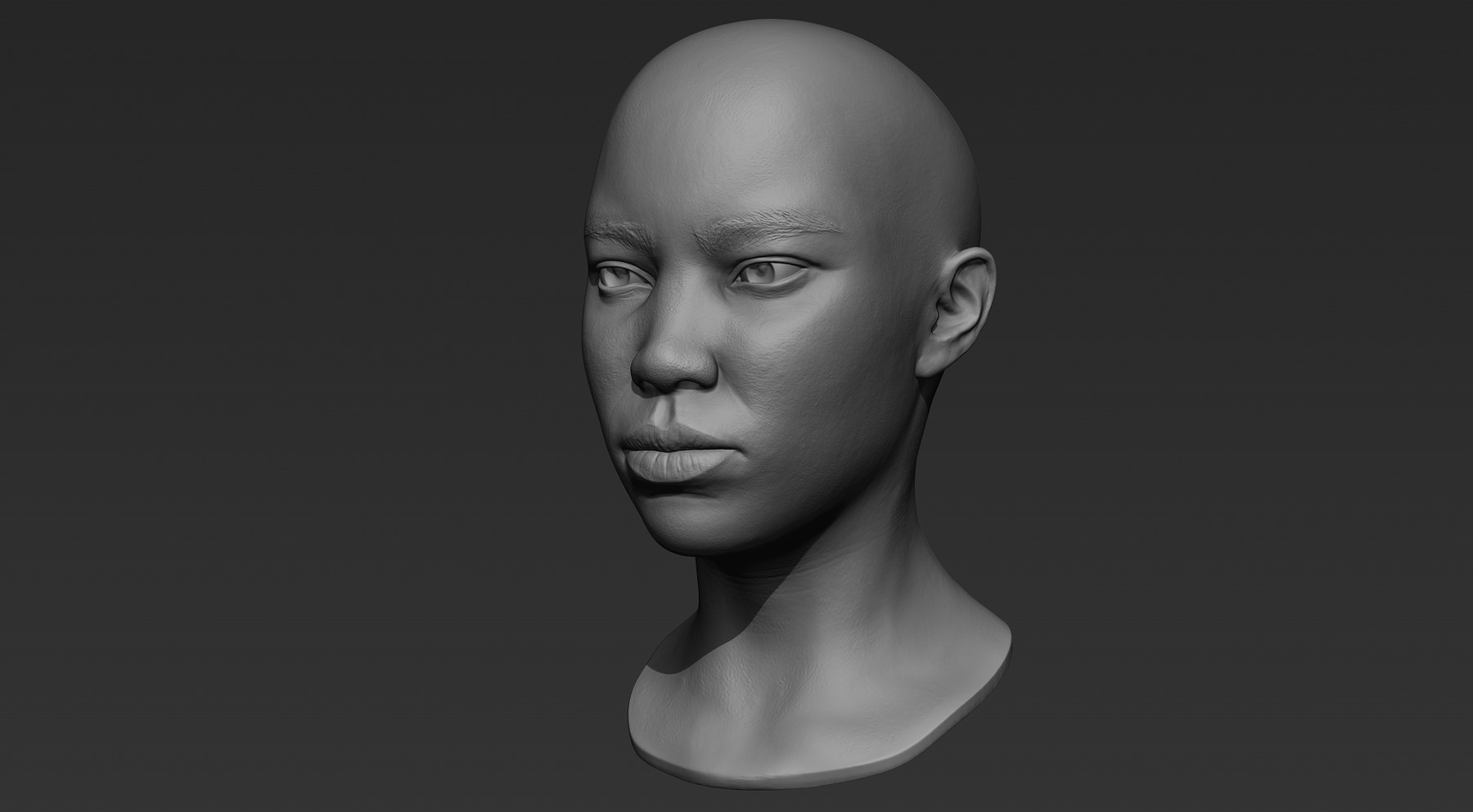 ArtStation - 3d Printable Female Head 1 | Resources