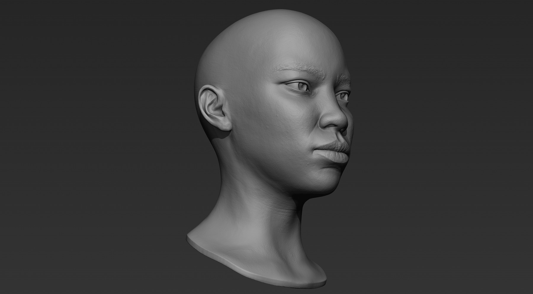 ArtStation - 3d Printable Female Head 1 | Resources