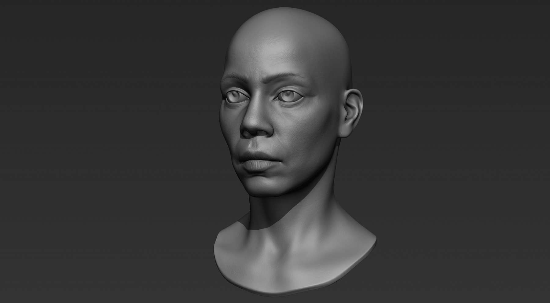 ArtStation - 3d Printable Female Head 4 | Resources