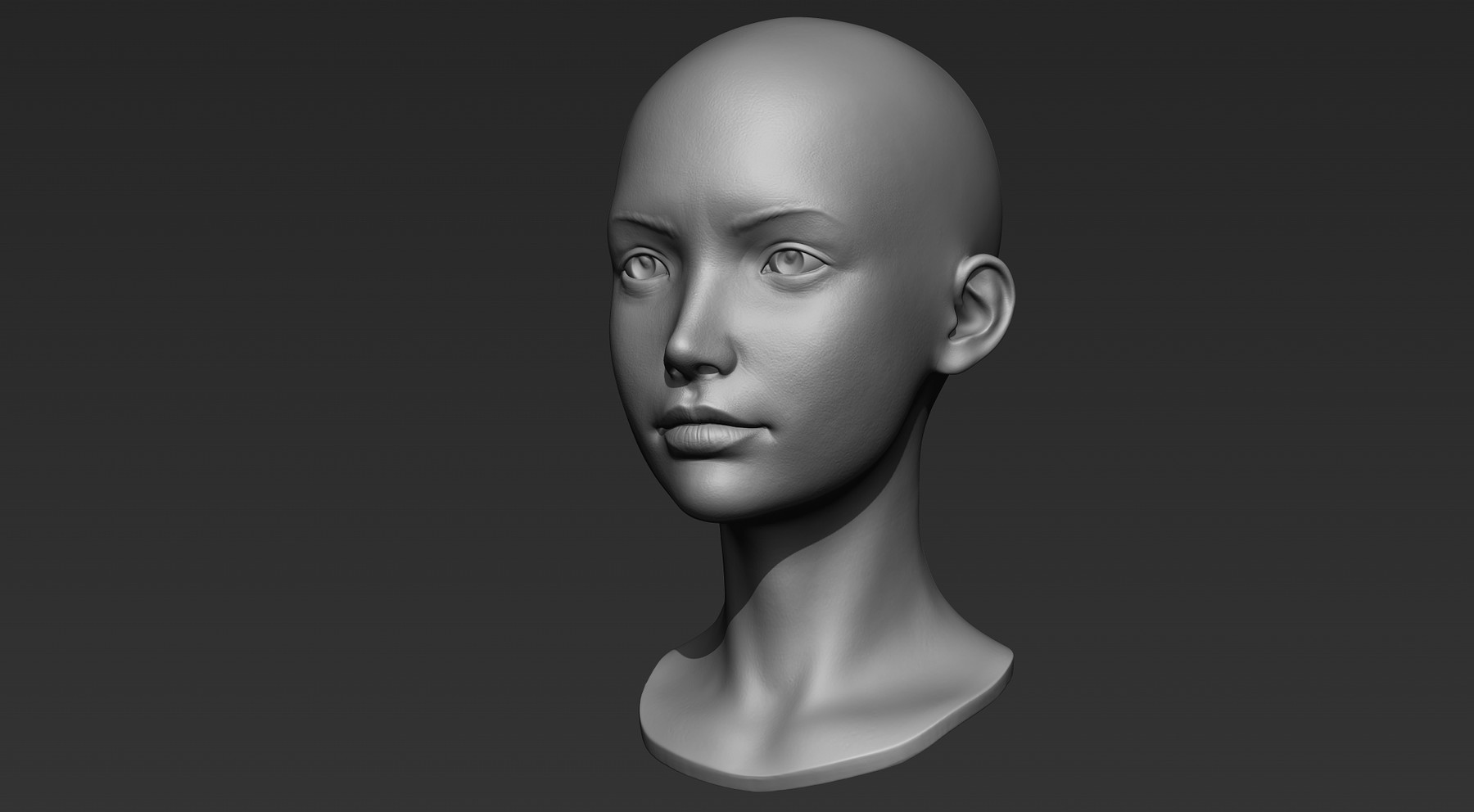 ArtStation - 3d Printable Female Head 5 | Resources