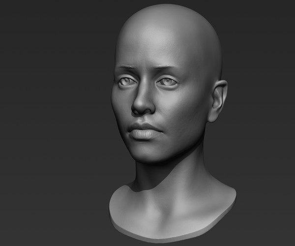 ArtStation - 3d Printable Female Head 7 | Resources