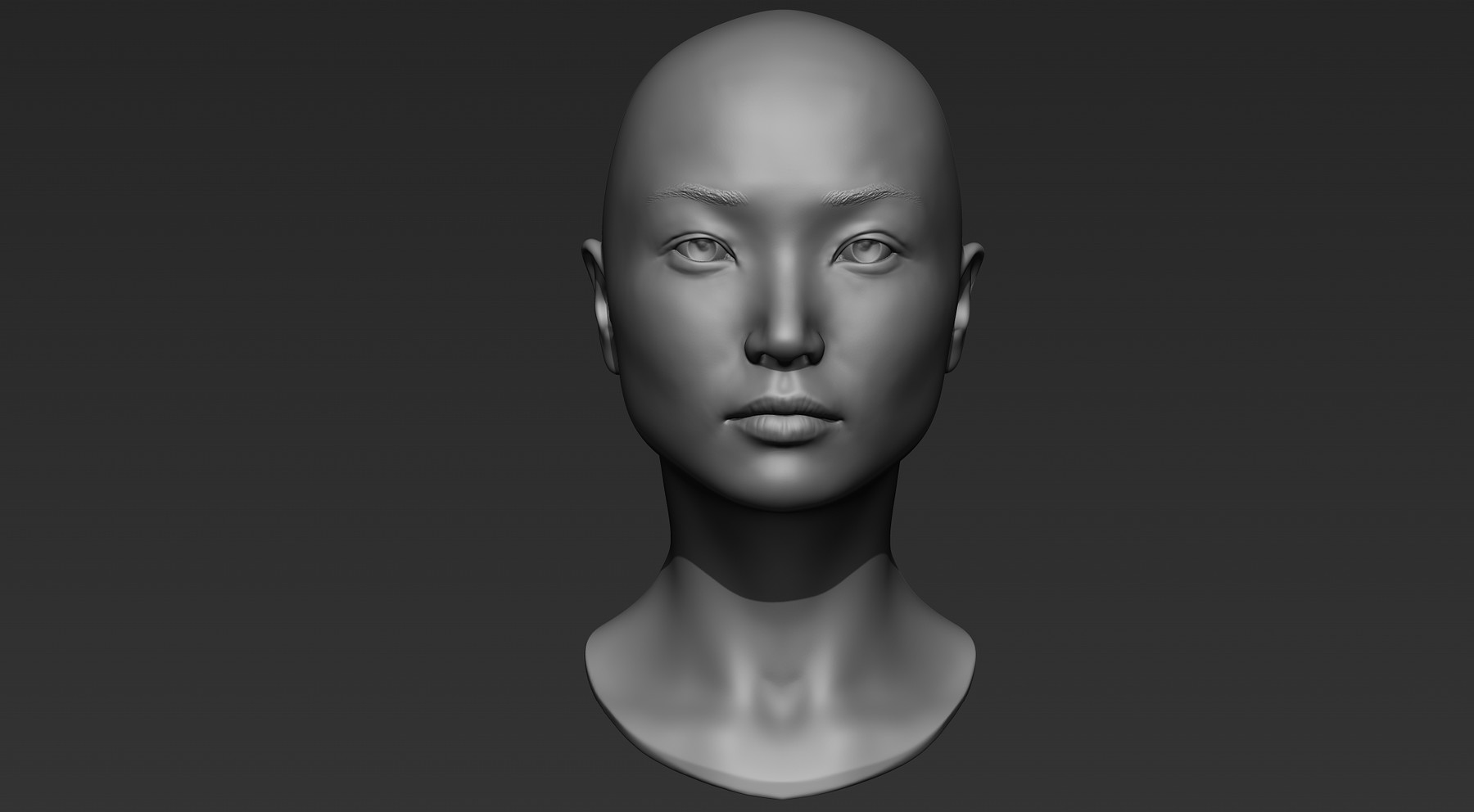 ArtStation - 3d Printable Female Head 8 | Resources