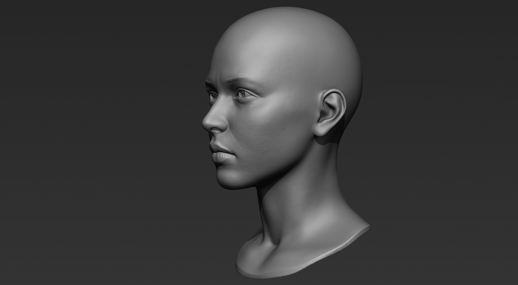 ArtStation - 3d Printable Female Head 9 | Resources