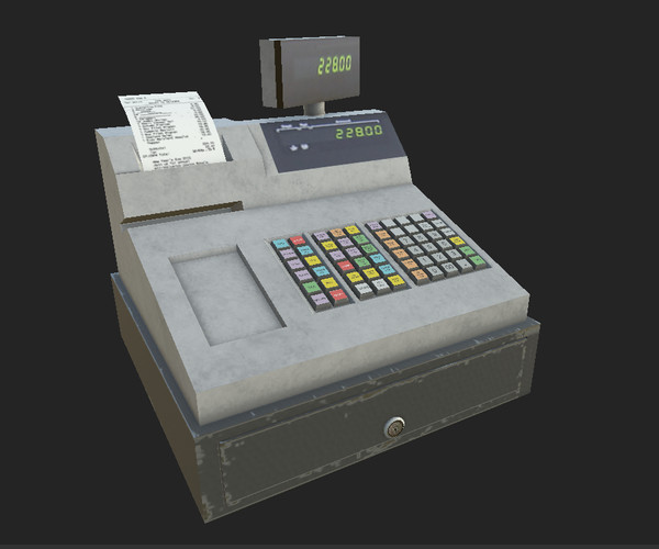 ArtStation - Cash Register | Game Assets