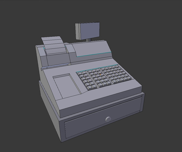 ArtStation - Cash Register | Game Assets