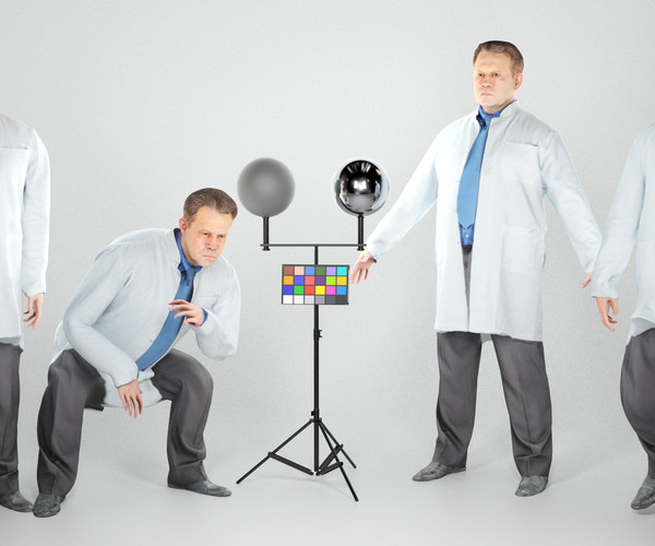 ArtStation - Animated medical doctor male: walking, standing, sitting ...