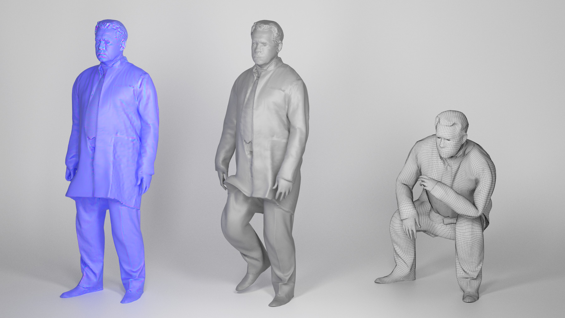 ArtStation - Animated medical doctor male: walking, standing, sitting ...