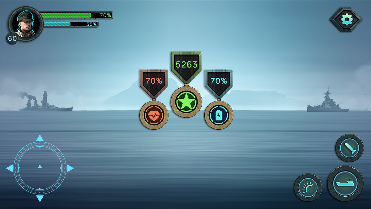 ArtStation - [UIFBRCA] BATTLESHIP -Mobile UI Kit | Game Assets