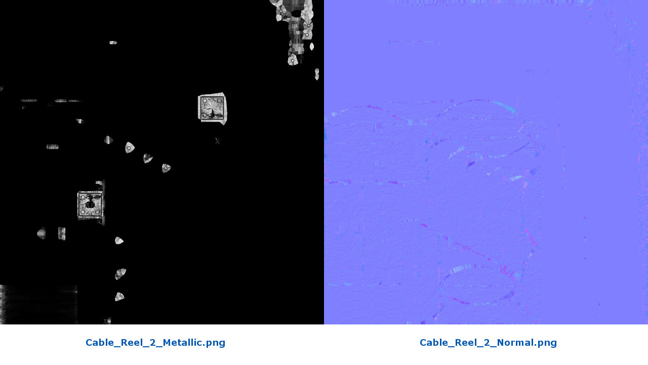ArtStation - Cable Reel 2 | Game Assets