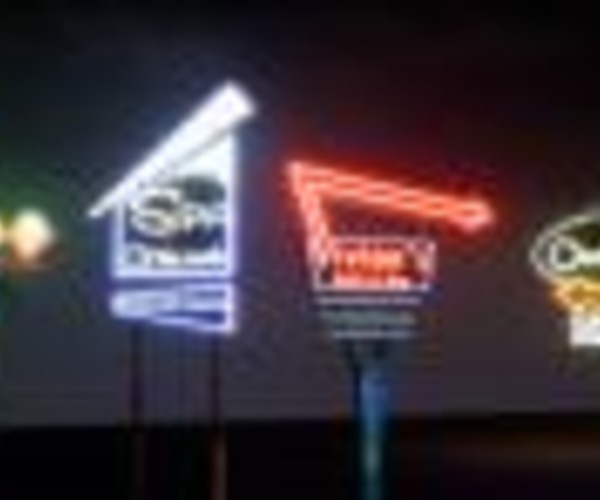 ArtStation - Retro Googie Neon Sign Pack (Illuminated), American Diner ...