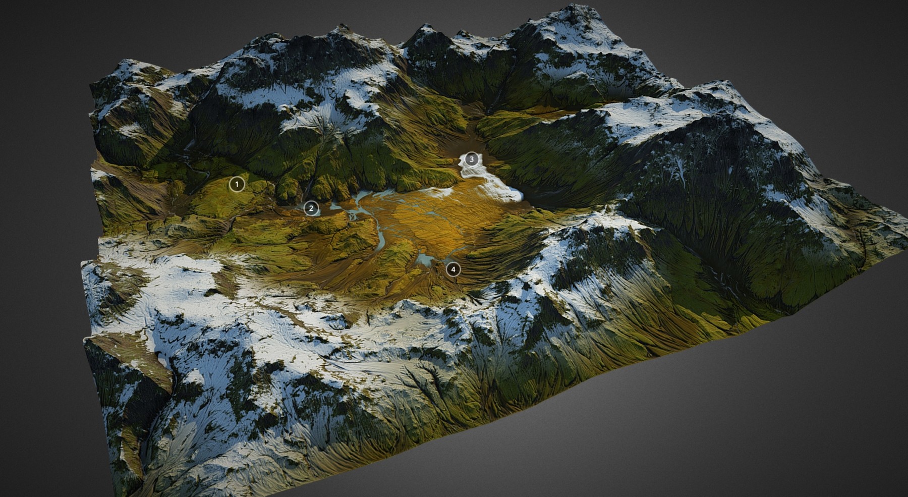 ArtStation - Iceland landscape - World Machine 3D model | Resources