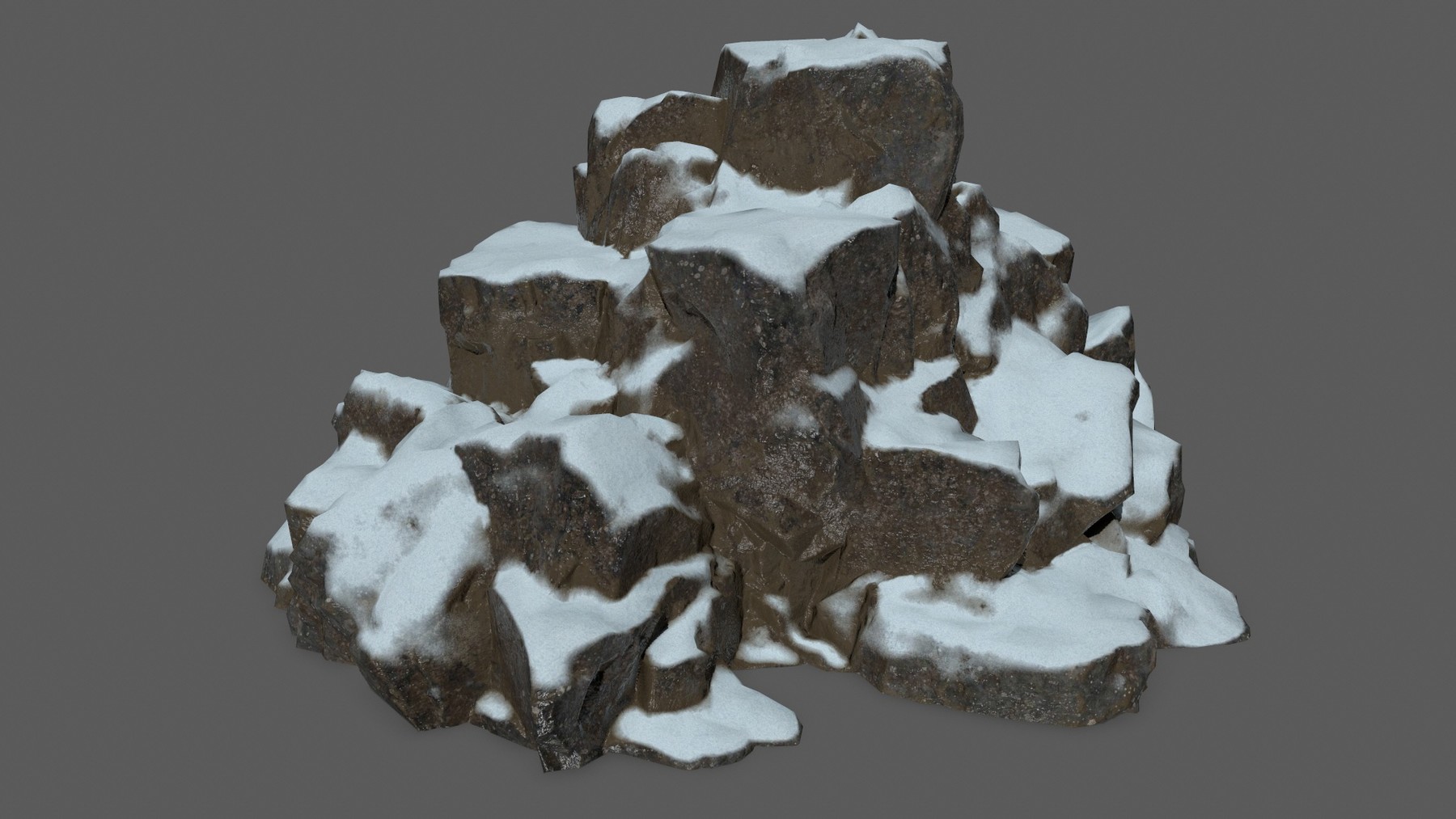 ArtStation - snow rocks | Game Assets