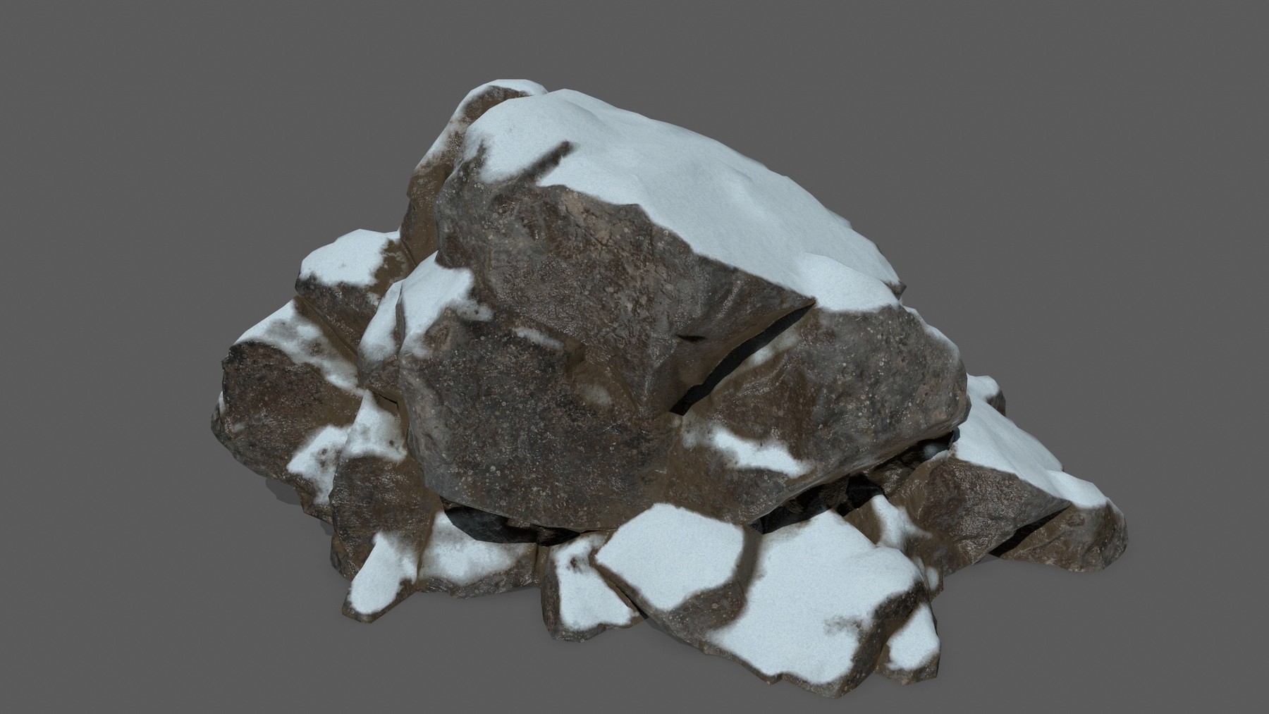 ArtStation - snow rocks | Game Assets