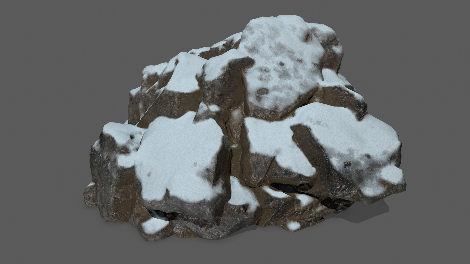 ArtStation - snow rocks | Game Assets