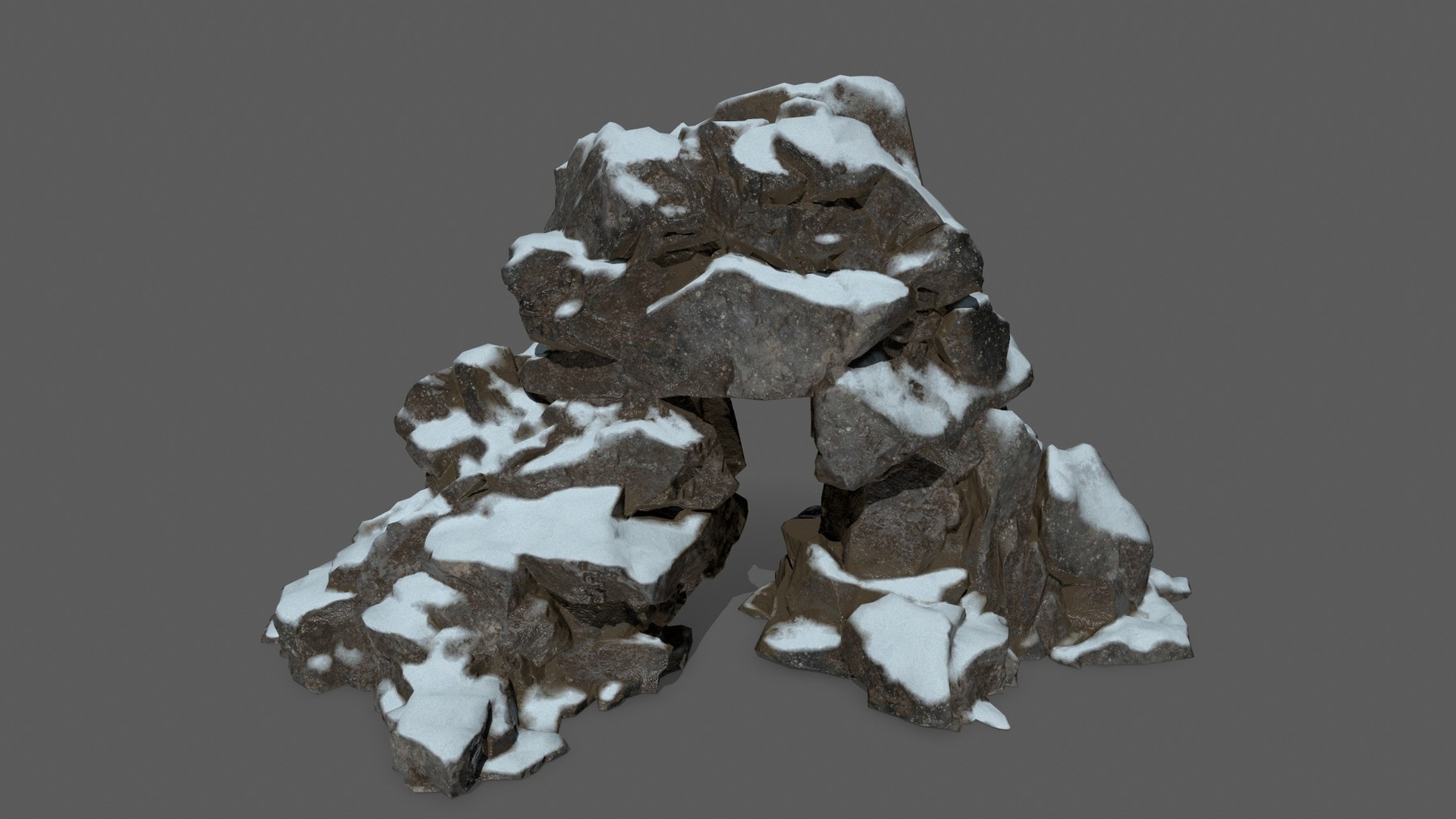 ArtStation - snow rocks | Game Assets