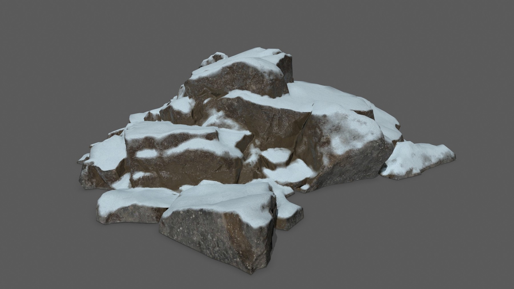 ArtStation - snow rocks | Game Assets