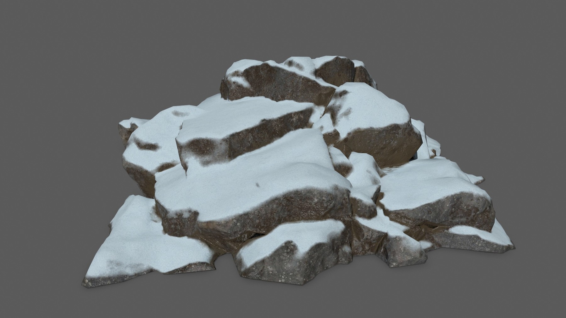 ArtStation - snow rocks | Game Assets