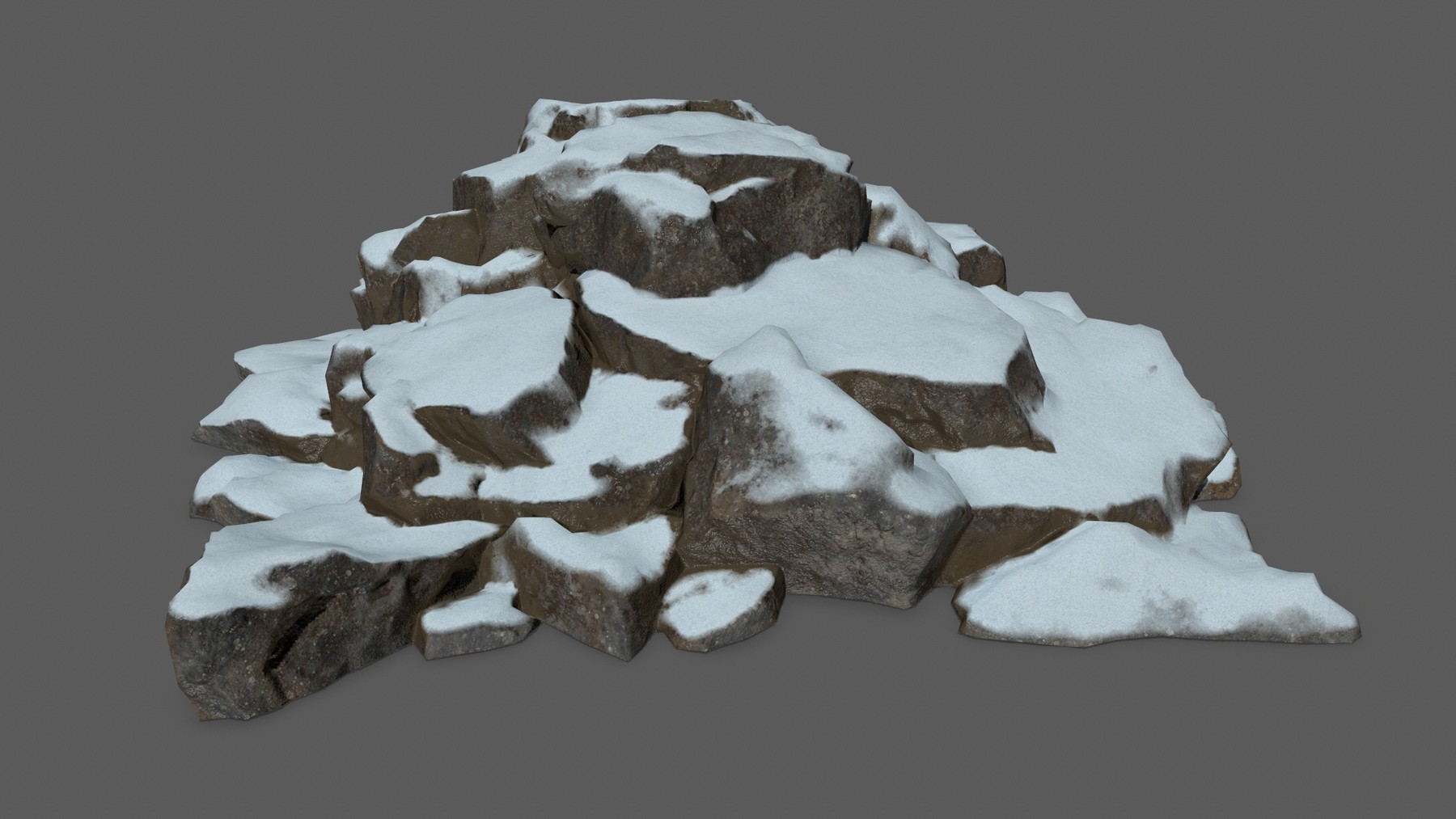 ArtStation - snow rocks | Game Assets
