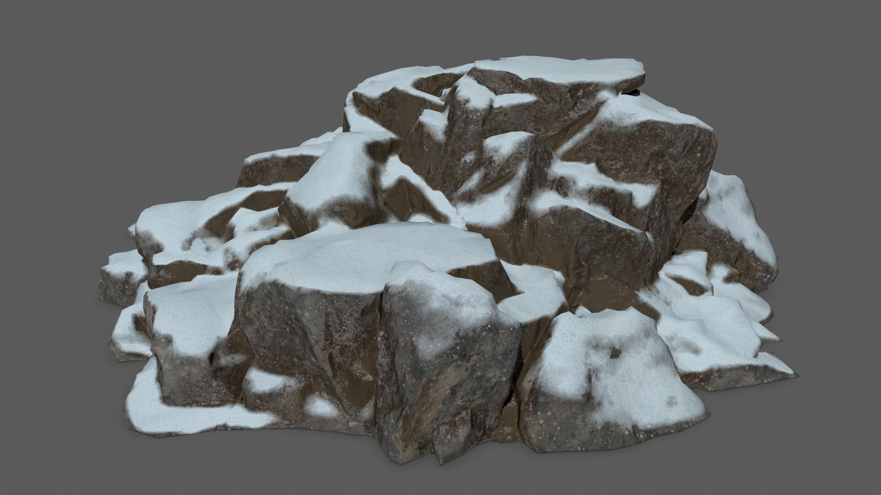 ArtStation - snow rocks | Game Assets