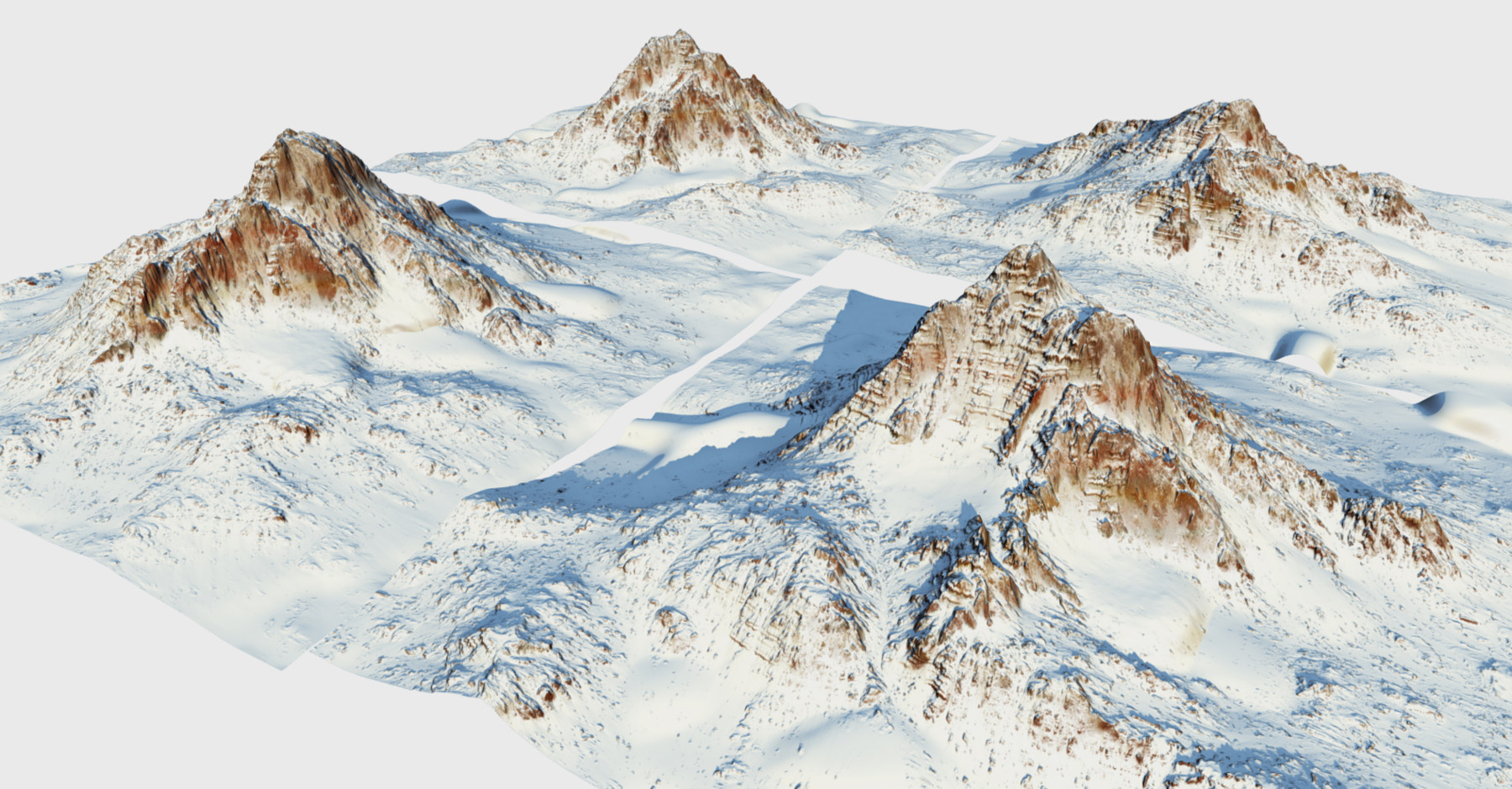 ArtStation - Snow mountain Pack - World Machine - Type2 | Resources
