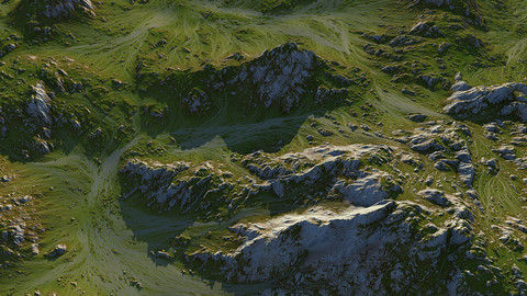 ArtStation - Grass mountain - World Machine | Resources