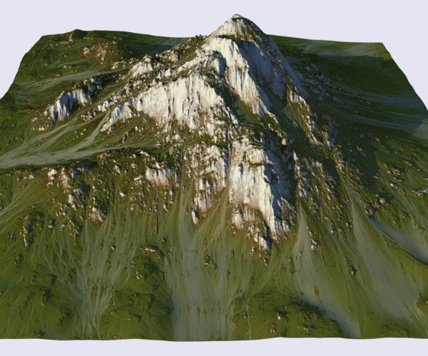 ArtStation - Grass mountain - World Machine | Resources
