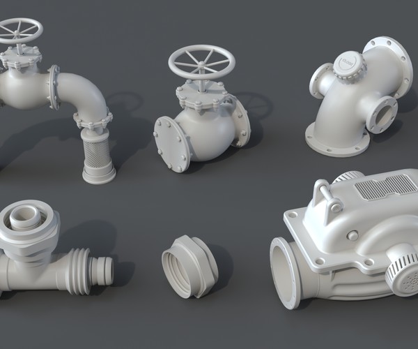 ArtStation - Pipes - 80 pieces | Resources