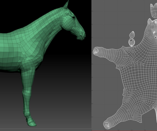 ArtStation - Horse - Free model for personal practice | Resources