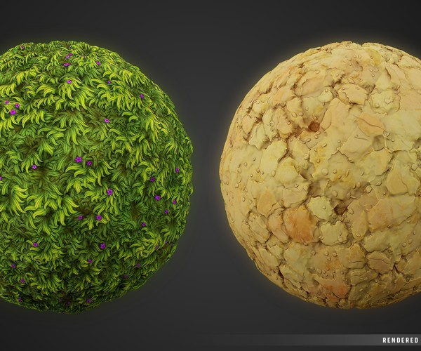 ArtStation - Stylized Fantasy Forest Material Pack | Game Assets