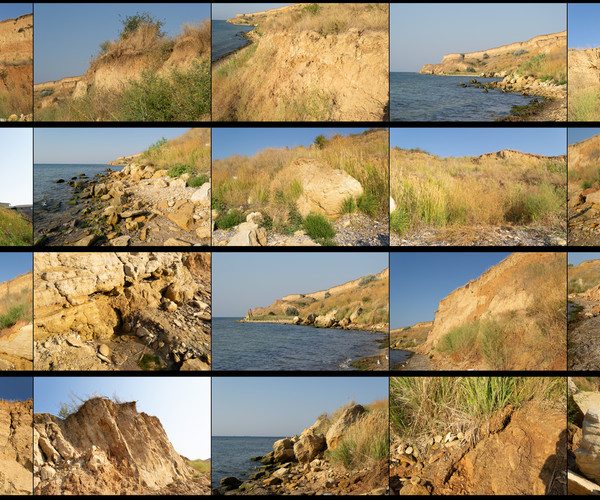 ArtStation - EP17 / Sand Cliffs and Coastal Environment — photo ...