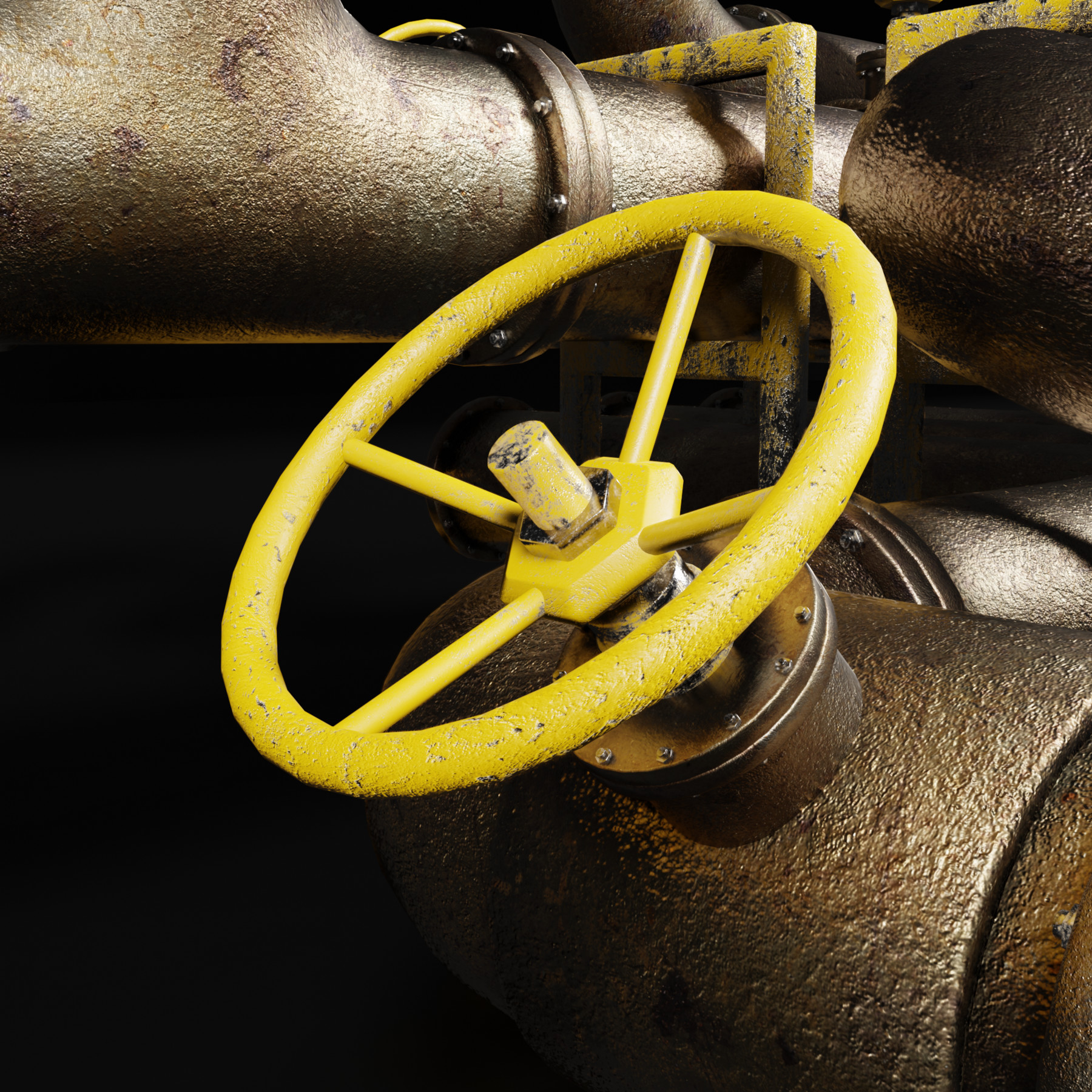 ArtStation - Pipes Module | Unity Ready (FBX, Unity Package) | Game Assets