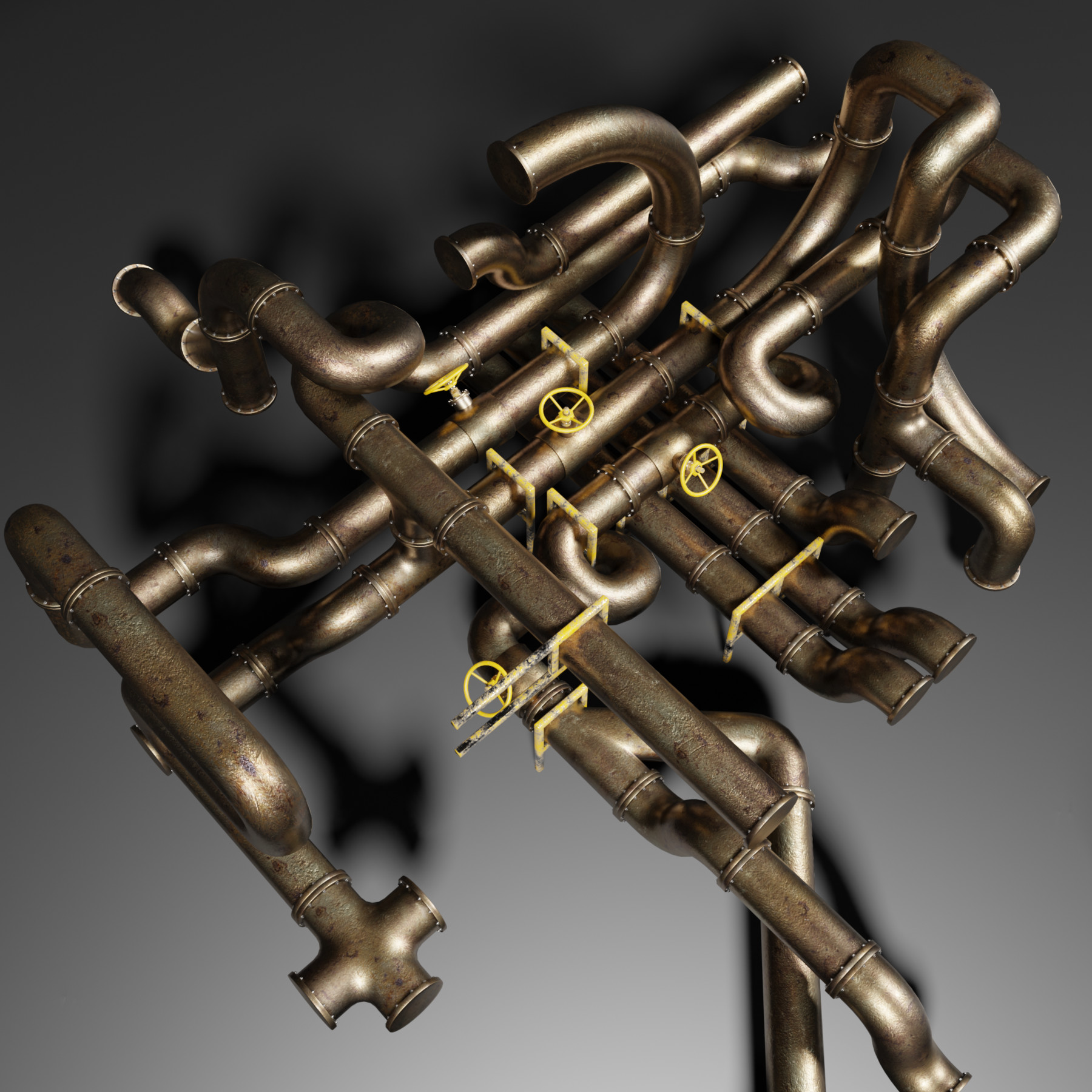 ArtStation - Pipes Module | Unity Ready (FBX, Unity Package) | Game Assets