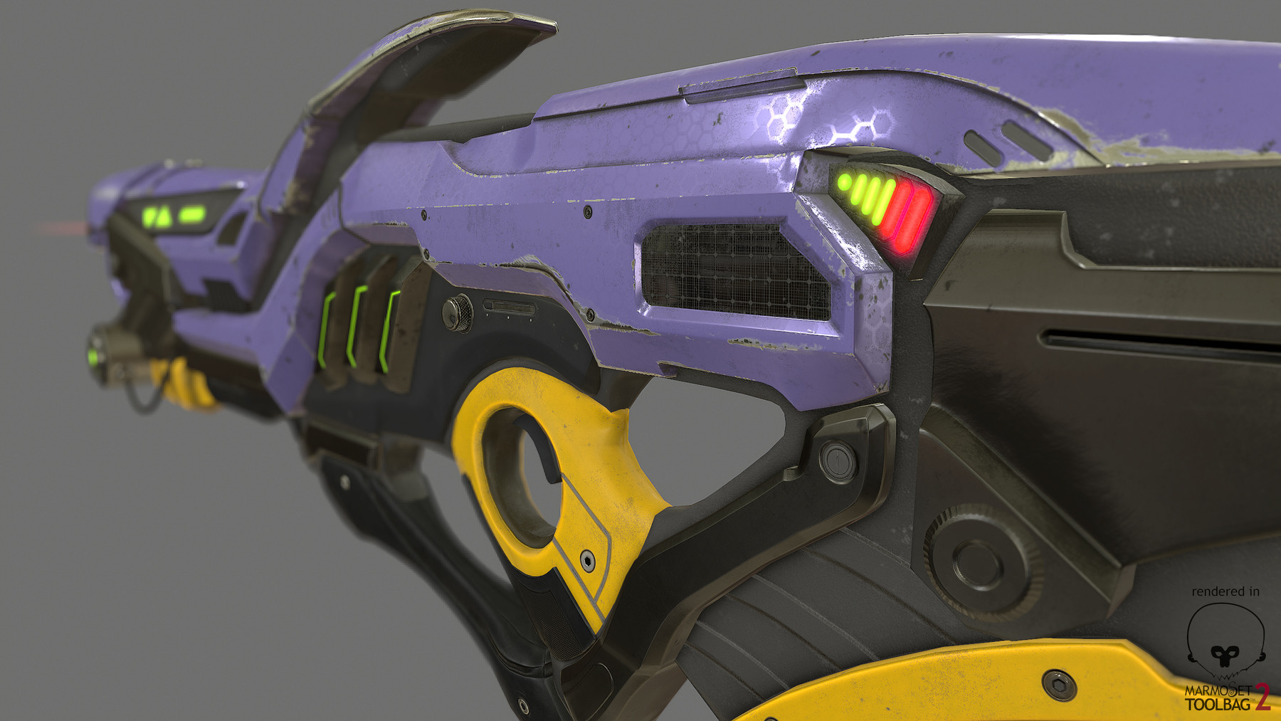 ArtStation - Alien Gun Game redy | Game Assets