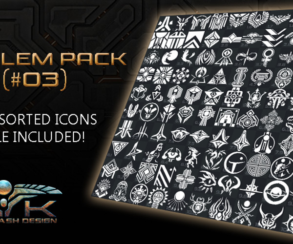 ArtStation - Emblem Pack #03 | Game Assets