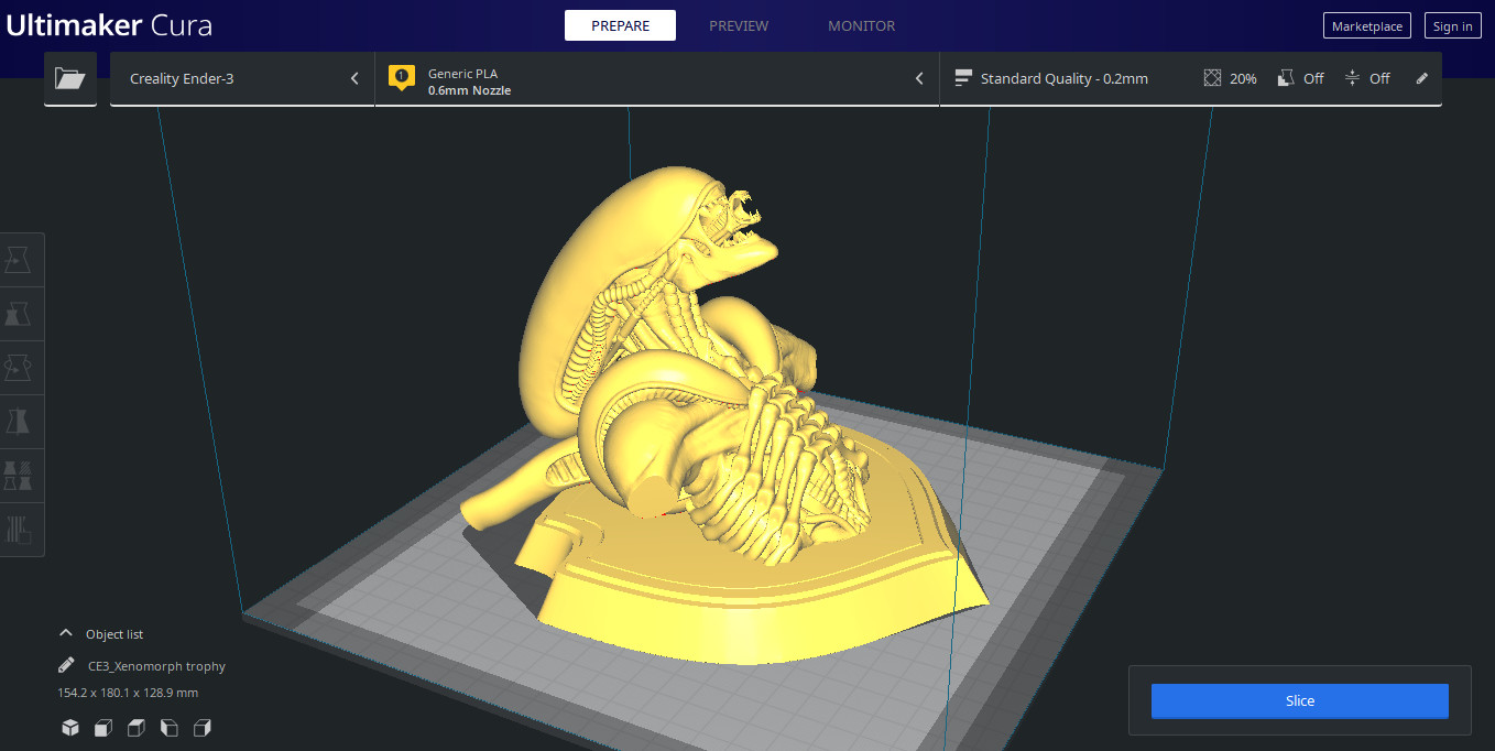 ArtStation - 3D Printable Xenomorph Trophy | Resources