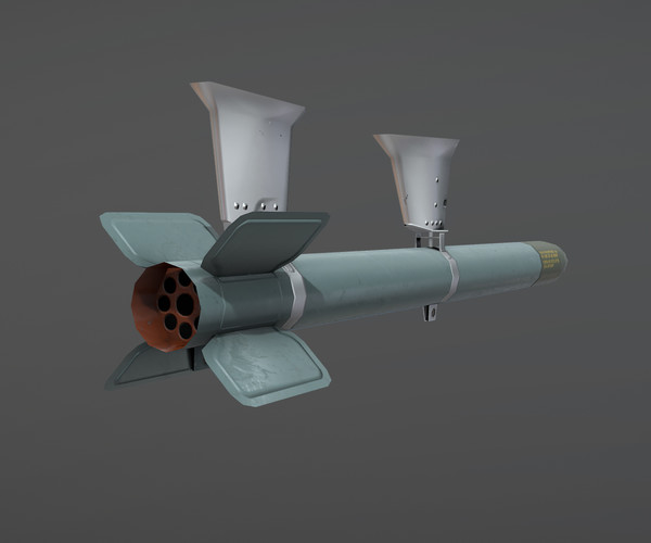 ArtStation - US Rocket HVAR | Game Assets