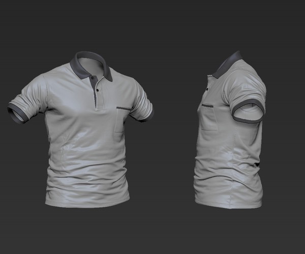 ArtStation - Polo Shirt - Base mesh | Resources
