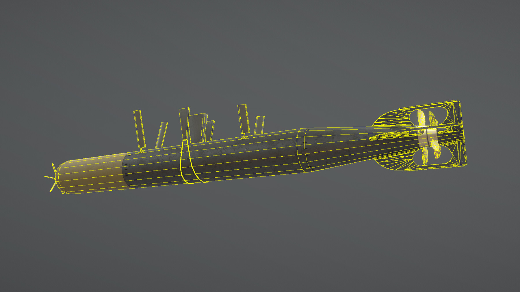 ArtStation - UK Torpedo MarkXII | Game Assets