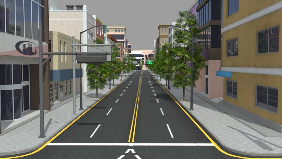 ArtStation - City Town 3D | Game Assets