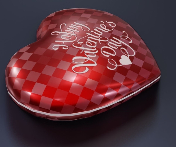 ArtStation - Heart Shaped Box 3D Model | Game Assets