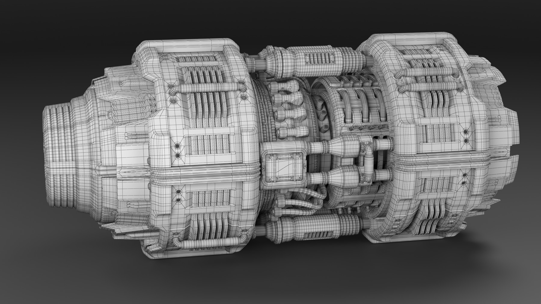 ArtStation - Sci Fi Mega Elements KITBASH - SUBDIVISION READY - Full 3D pack | Resources