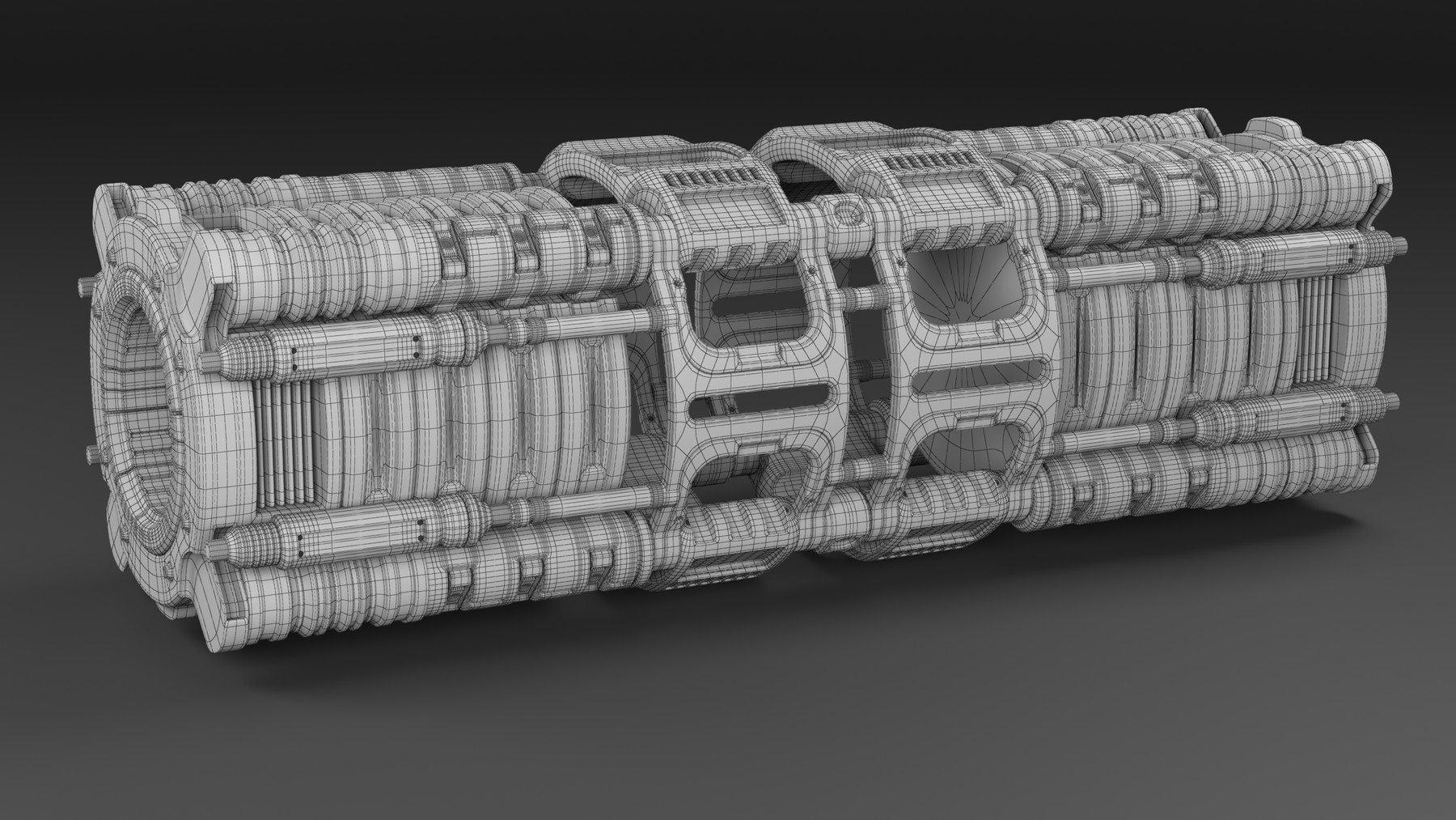 ArtStation - Sci Fi Mega Elements KITBASH - SUBDIVISION READY - Full 3D pack | Resources